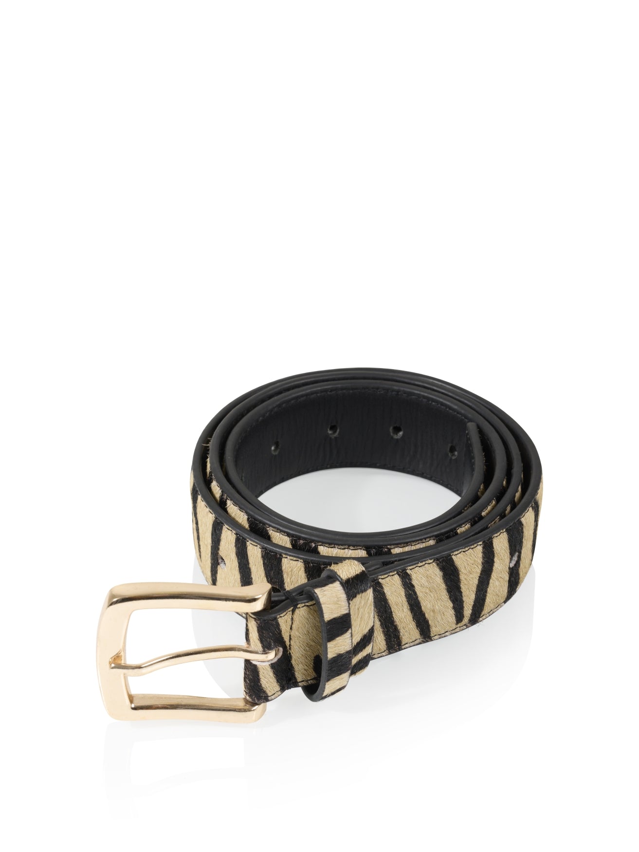 ALEXANDRIA BELT plain on zebra - Riemen | White / Black – DWRS label