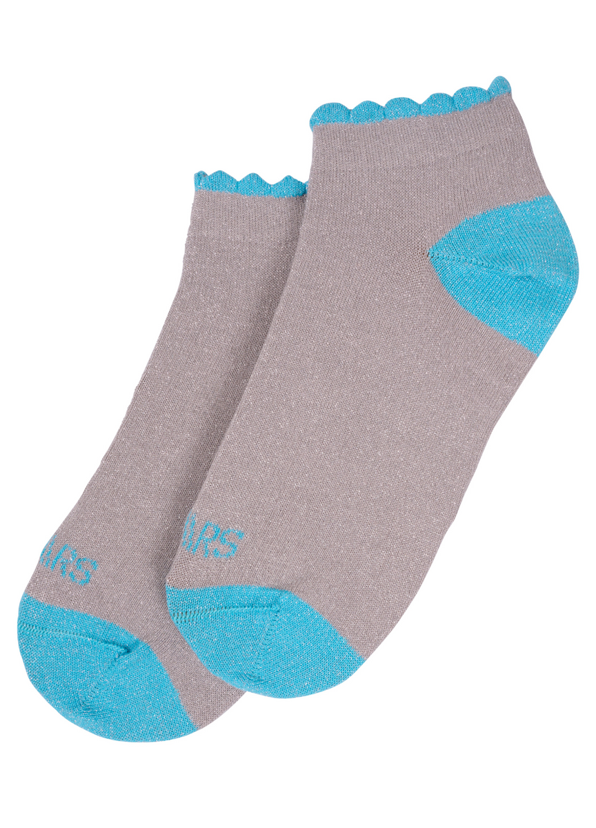 LIZZY - Sokken | Silver / Aqua – DWRS label