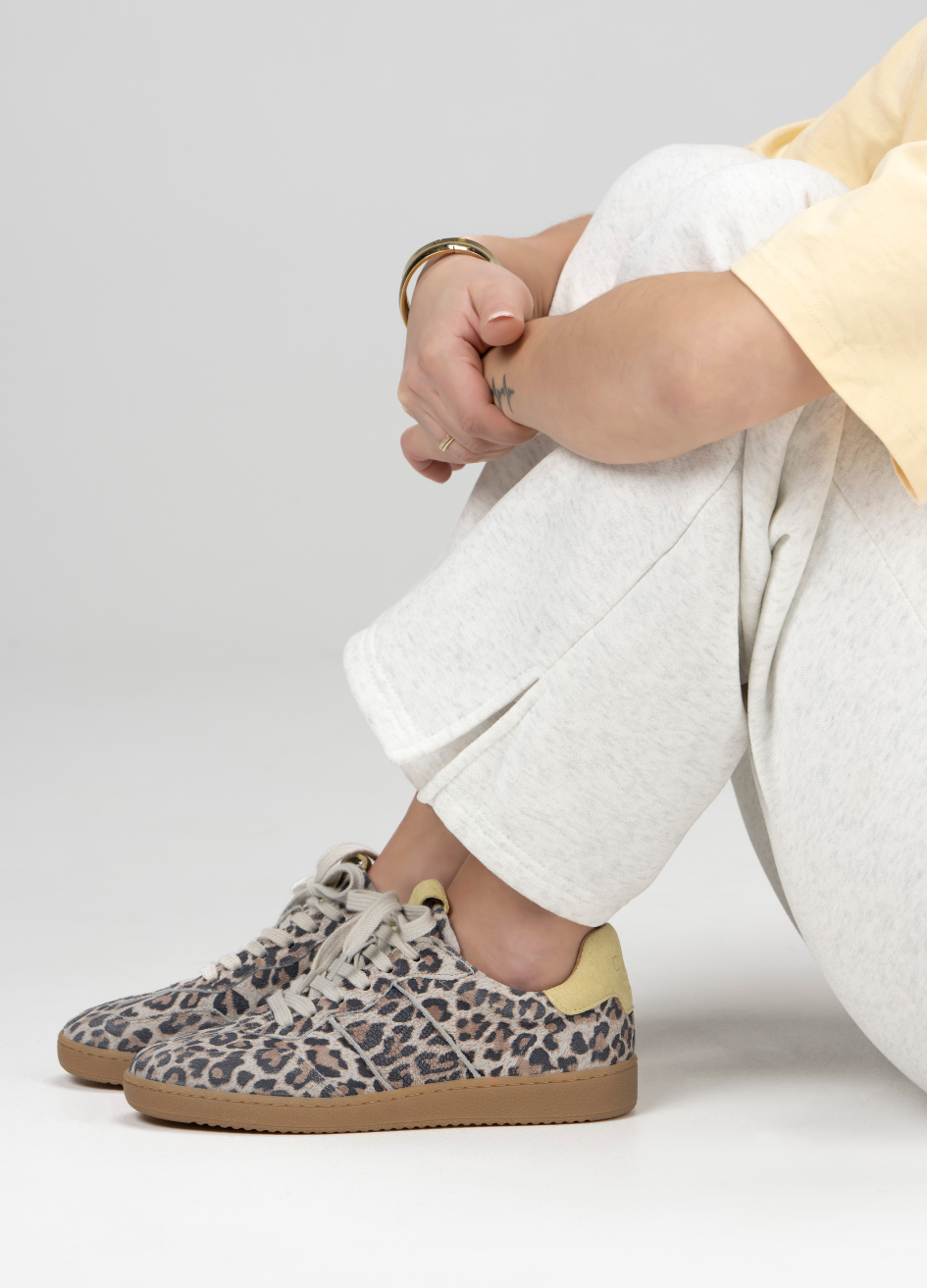 PRE ORDER POONA leopard - Sneakers | Sand / Butter – DWRS label