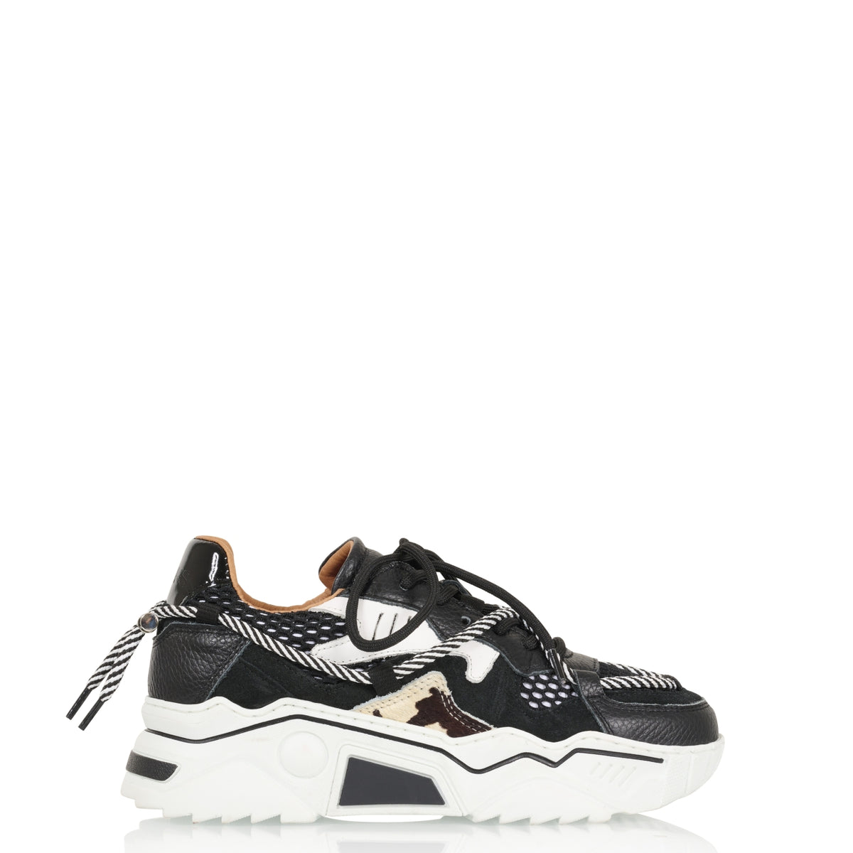 JUPITER cow hair on - Sneakers | Black/White – DWRS label