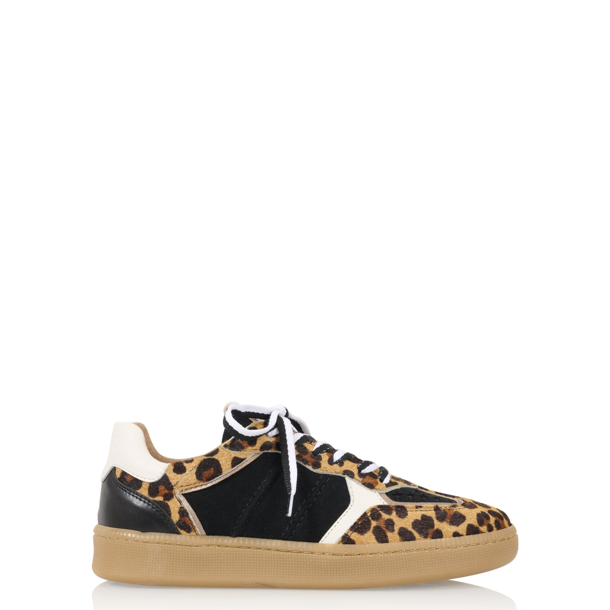 MIRABEL leopard hair on - Sneakers | Cognac/Black – DWRS label